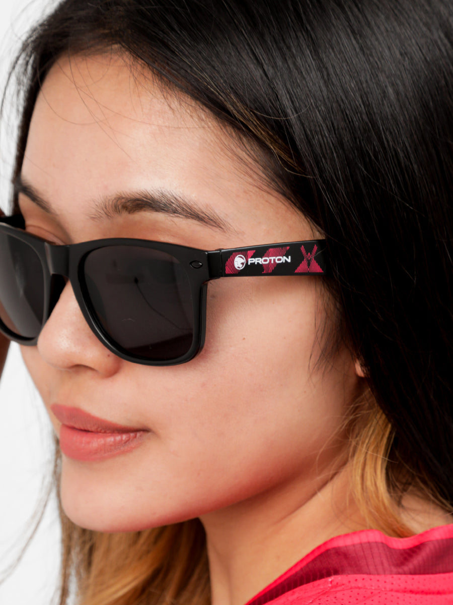 Proton Shady Business Sunglasses | Red – PROTON MERCHANDISE
